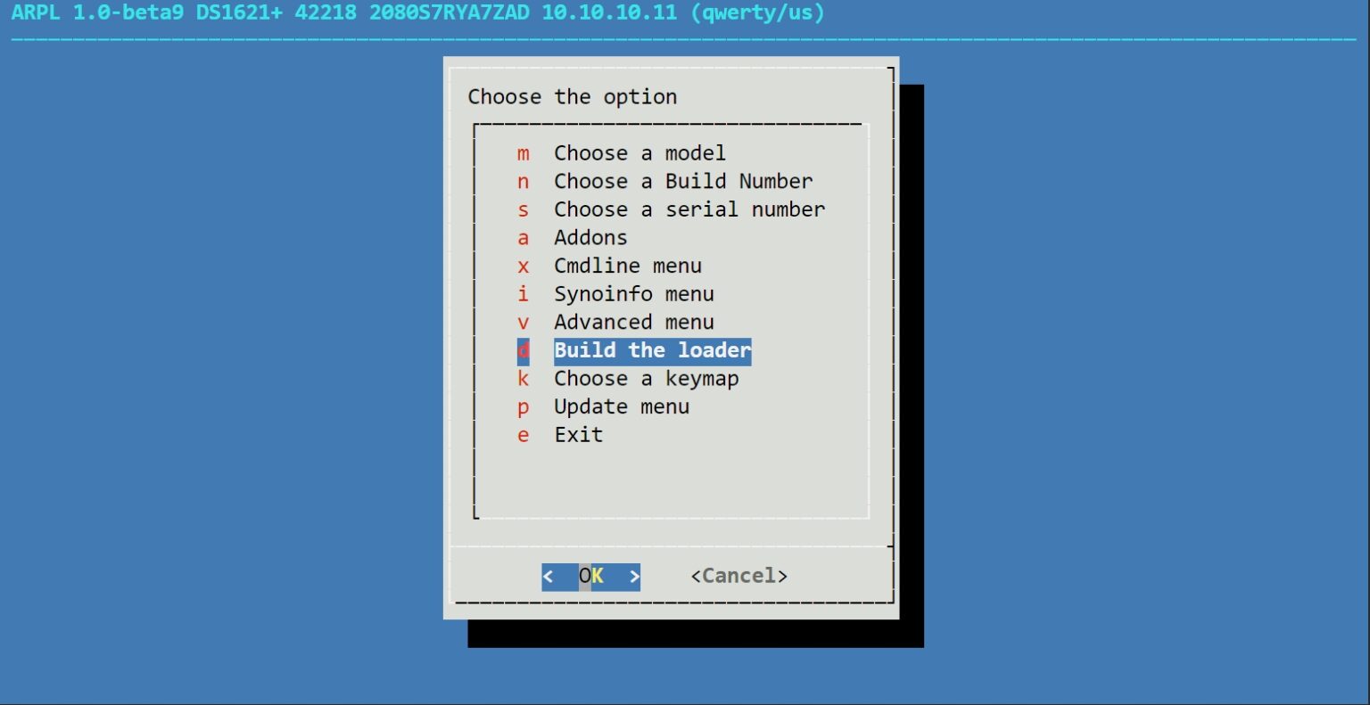 Automated Redpill Loader – ARPL快速編譯黑群暉引導 - 悠熙YuShi